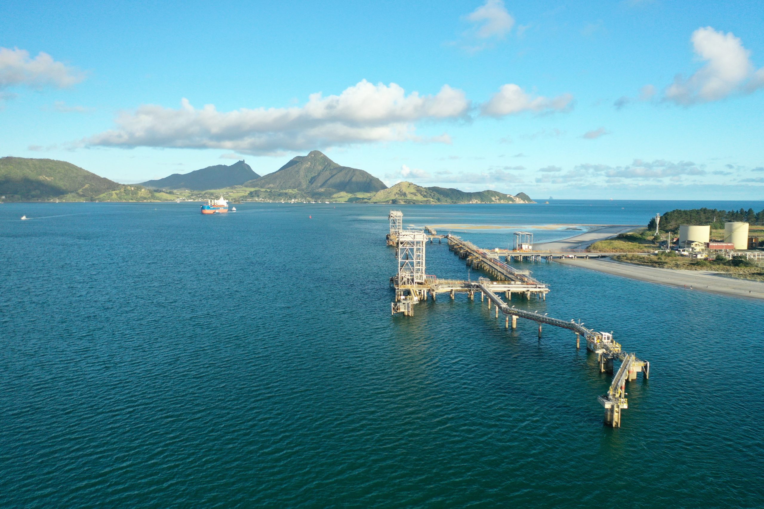 First day of import terminal operations at Marsden Point - Channel